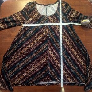 Unbranded | Tops | Aztec Tribal Asymmetrical Soft Knit Tunic Top | Poshmark